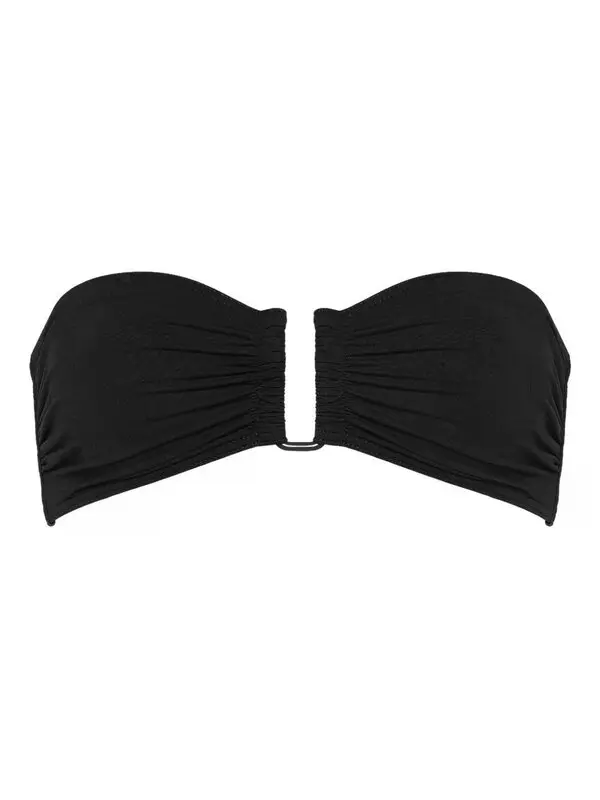 ERES Stretch Bandeau Bikini Top - Black
