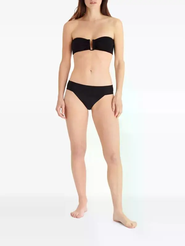 ERES Stretch Bandeau Bikini Top - Black