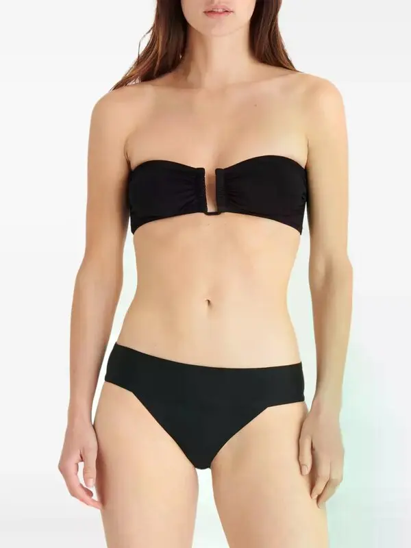 ERES Stretch Bandeau Bikini Top - Black