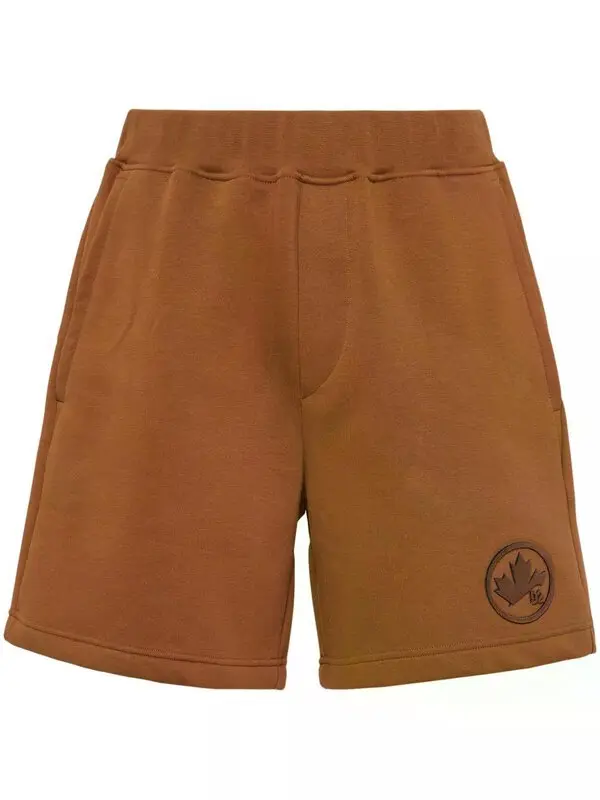 Dsquared2 Logo-appliqué Cotton Track Shorts