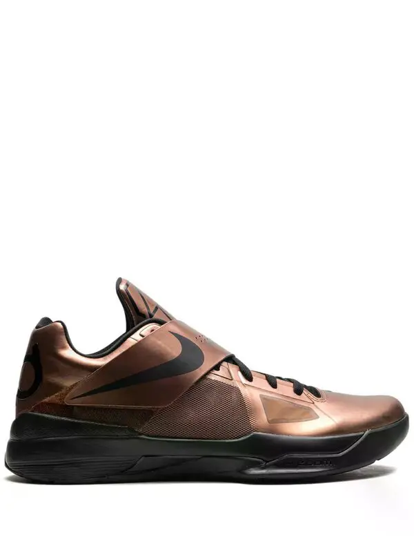 Nike Kd 4 Metallic Copper/black Sneakers - Brown