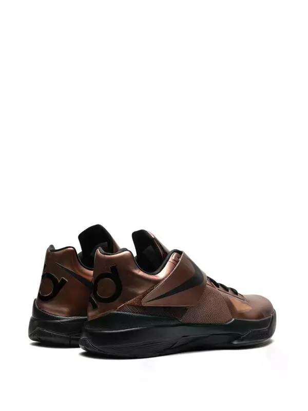 Nike Kd 4 Metallic Copper/black Sneakers - Brown