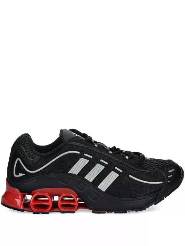Adidas Megaride Mesh-paneled Sneakers - Black