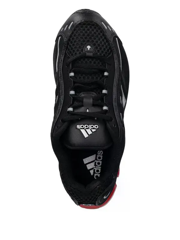 Adidas Megaride Mesh-paneled Sneakers - Black