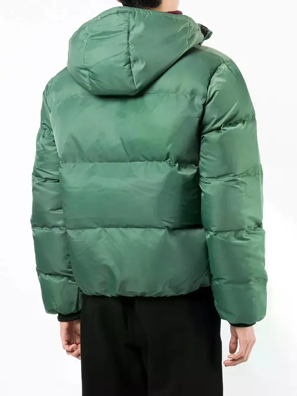 DAILY PAPER Logo-print Puffer Jacket - Green