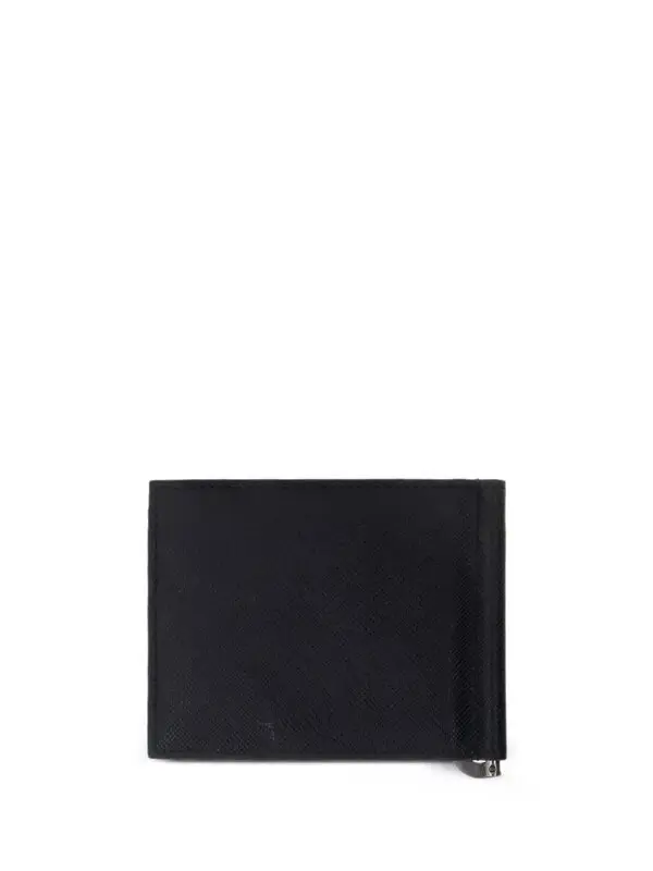 Prada Logo Plaque Wallet