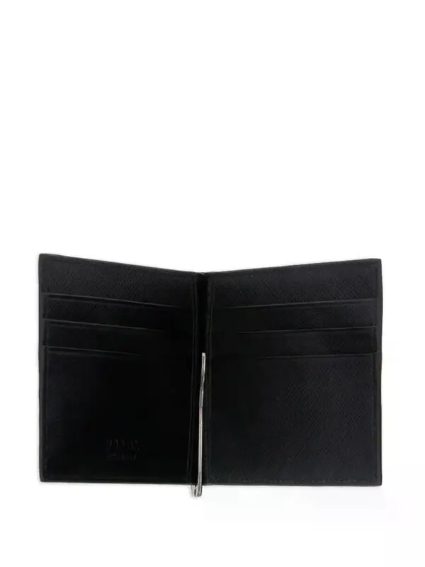 Prada Logo Plaque Wallet