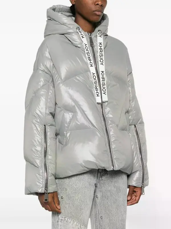 Khrisjoy Quilted Puffer Jacket - Grey