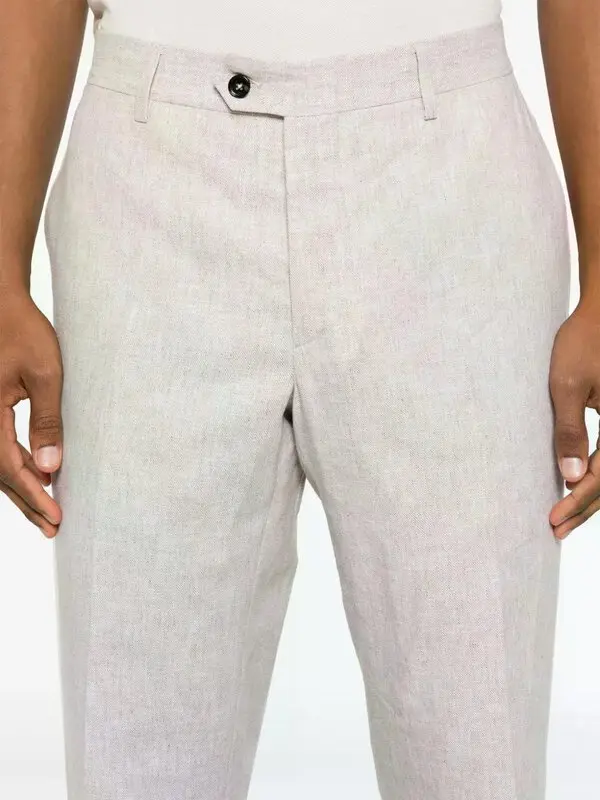 BILLIONAIRE Linen Trousers - Neutrals