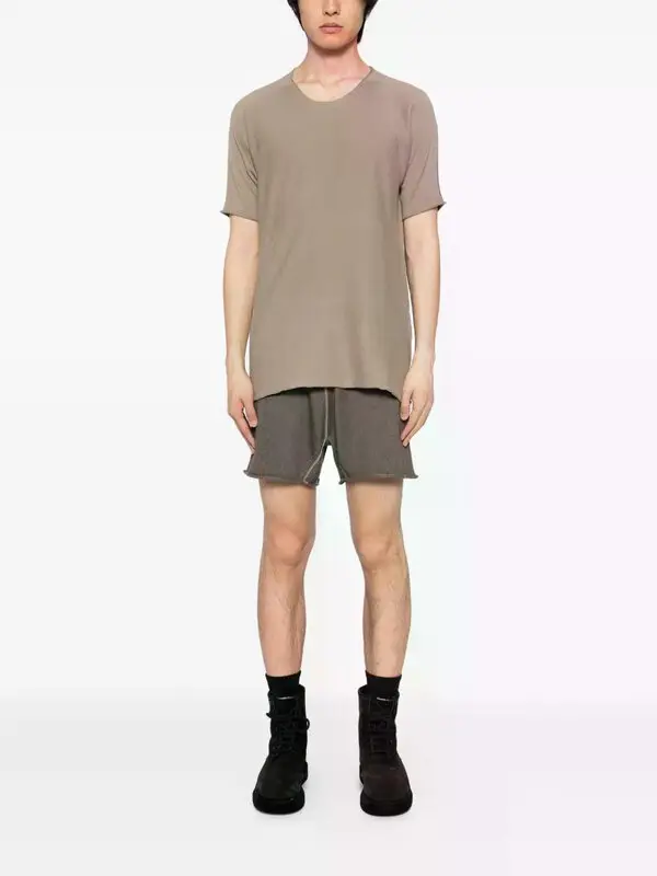 LABEL UNDER CONSTRUCTION Cotton Shorts With Elasticated Waistband