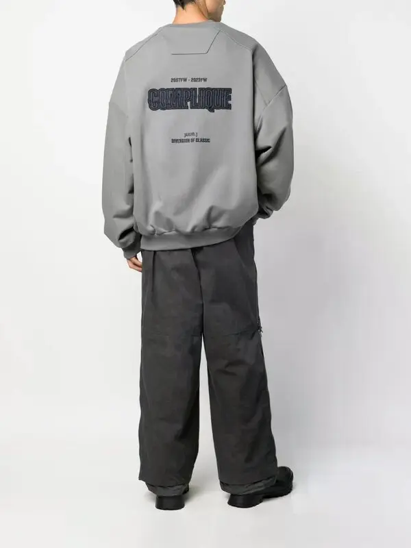 JUUN.J Logo-embroidered Cotton Sweatshirt
