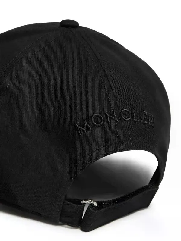 Moncler Logo-patch Baseball Cap - Black