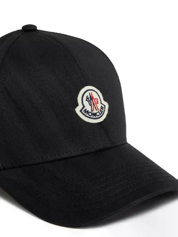 Moncler Logo-patch Baseball Cap - Black