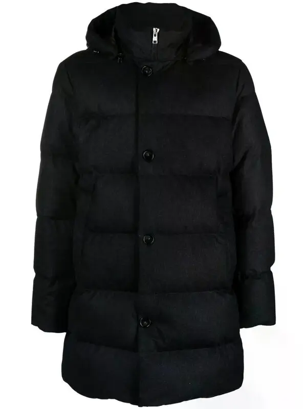 Woolrich Detachable-hood Quilted Padded Coat