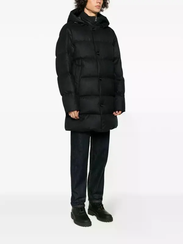 Woolrich Detachable-hood Quilted Padded Coat