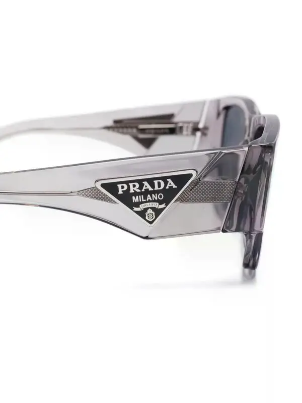 Prada Enamel Triangle Logo Sunglasses