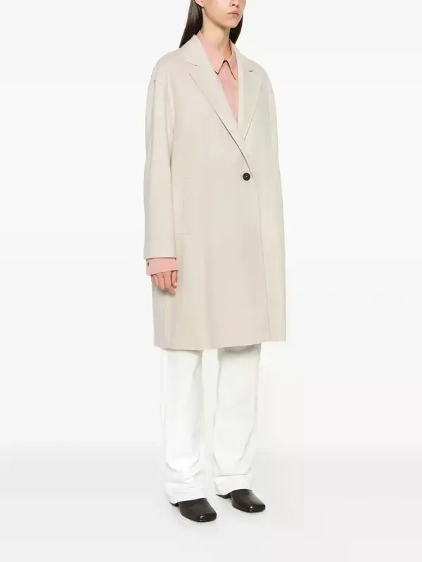Harris Wharf London Felted Virgin Wool-cashmere Blend Coat