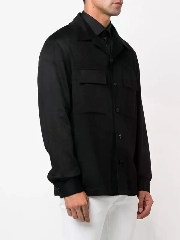 Zegna Alba Oasi Shirt Jacket - Black