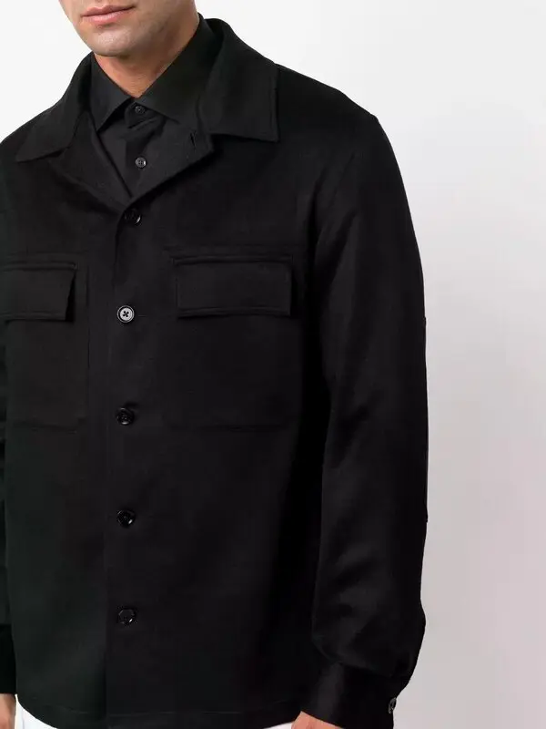 Zegna Alba Oasi Shirt Jacket - Black
