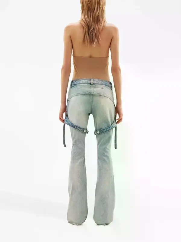 COURREGES Racer Denim Trousers