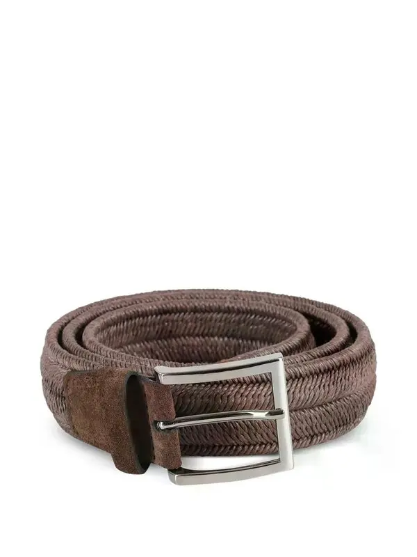 Orciani Braided Belt - Brown