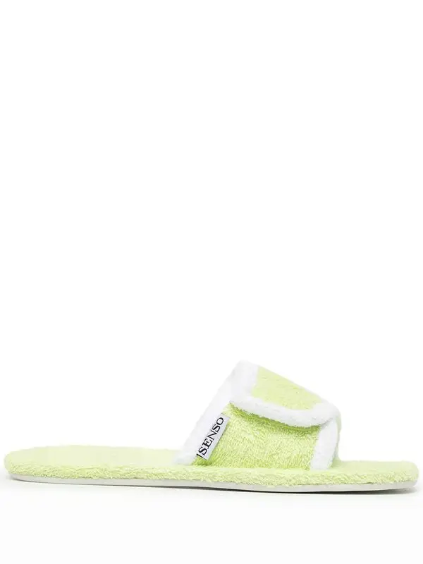 Senso Iris Towelling Sandals - Green