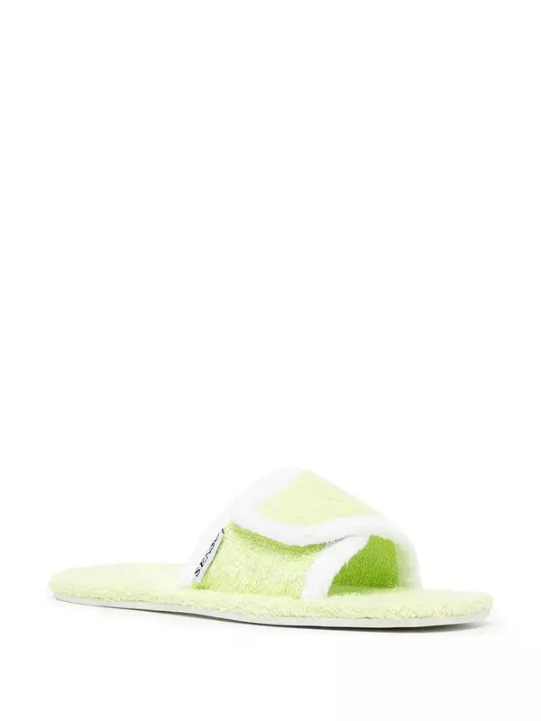Senso Iris Towelling Sandals - Green