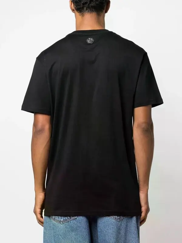 Philipp Plein Hawaii Embellished Short-sleeve T-shirt - Black