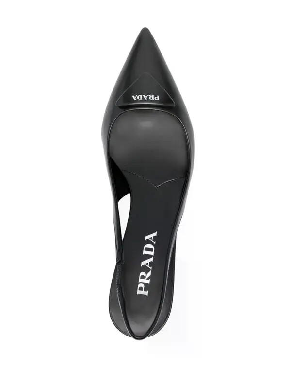 Prada Leather Slingback Pumps