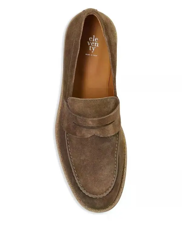Eleventy Suede Loafers