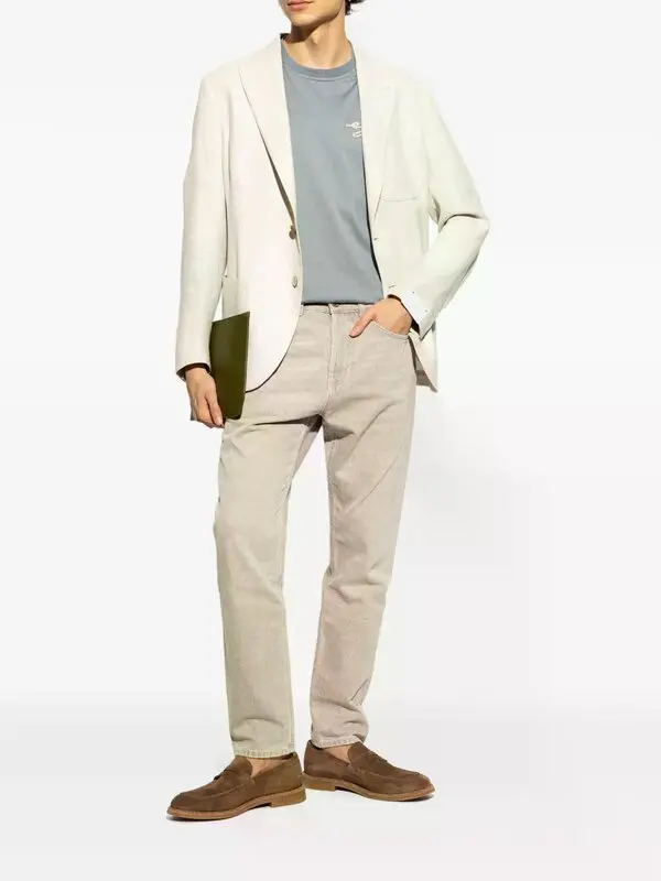Eleventy Suede Loafers