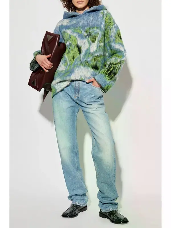 Attico Brushed-jacquard Sweater