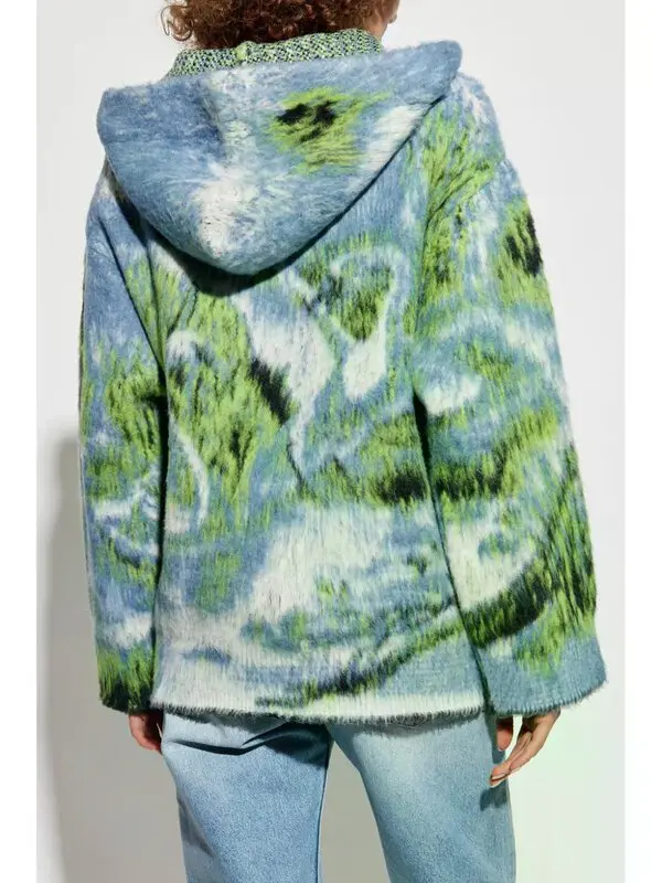 Attico Brushed-jacquard Sweater