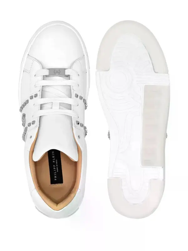 Philipp Plein Leather Sneakers