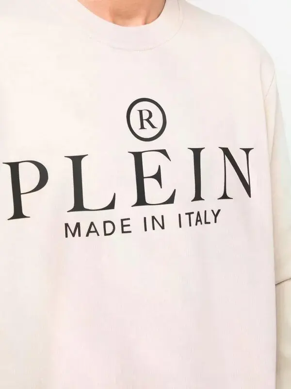 Philipp Plein Logo-print Crew-neck Sweatshirt
