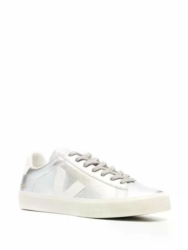 VEJA Campo Metallic Leather Sneakers