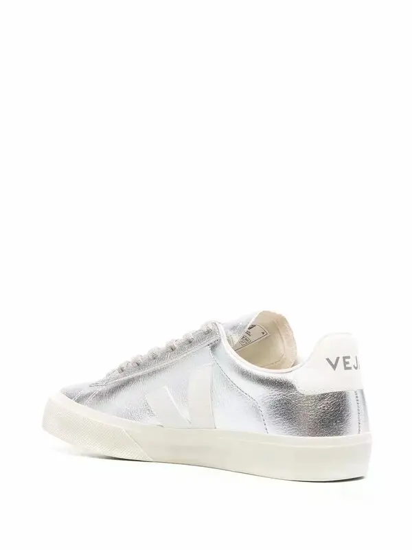 VEJA Campo Metallic Leather Sneakers