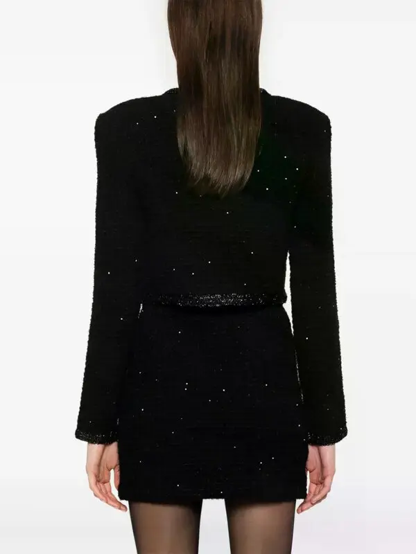 SELF-PORTRAIT Textured Knit Jacket