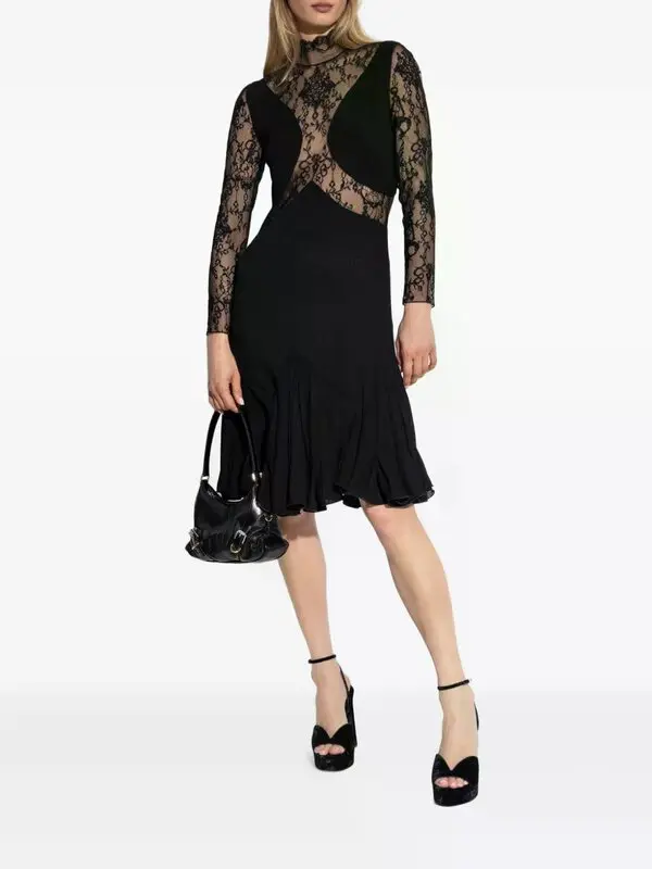 Givenchy Lace-panel Midi Dress