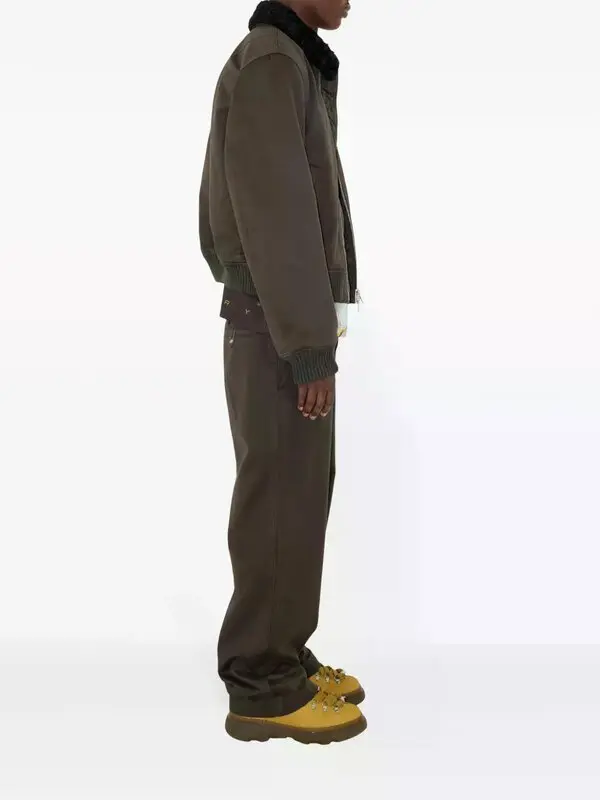 Burberry Wide-leg Cotton Trousers