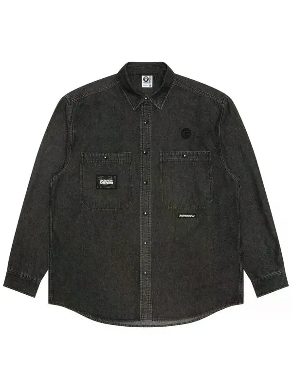 AAPE BY *A BATHING APE Logo-patch Shirt