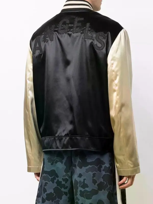 Palm Angels Pxp Colour-block Bomber Jacket