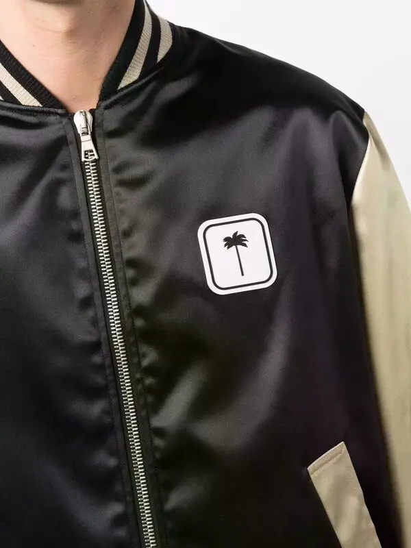 Palm Angels Pxp Colour-block Bomber Jacket