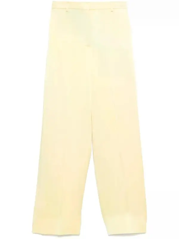 Stella McCartney Low-rise Straight-leg Trousers - Yellow