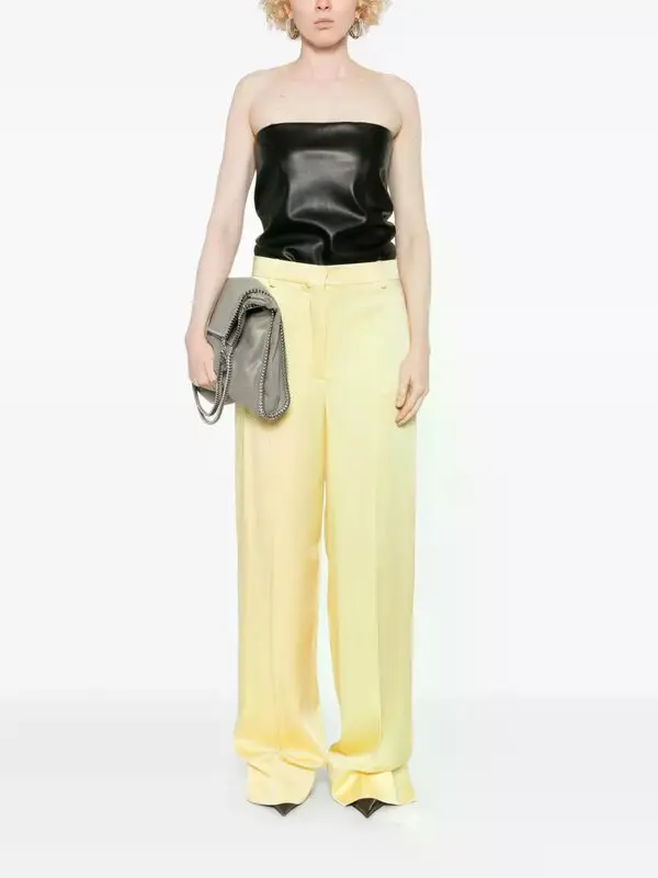 Stella McCartney Low-rise Straight-leg Trousers - Yellow