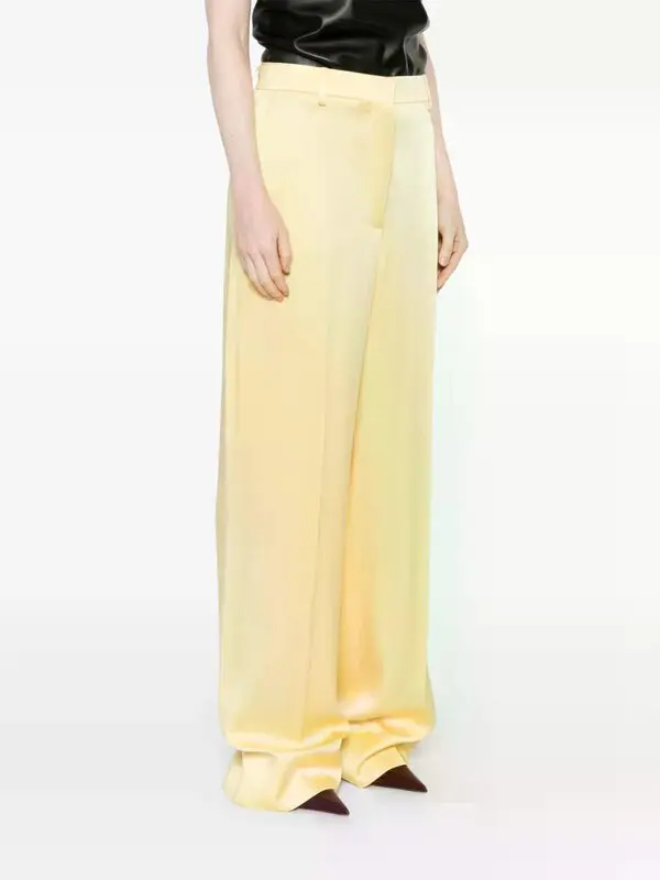 Stella McCartney Low-rise Straight-leg Trousers - Yellow