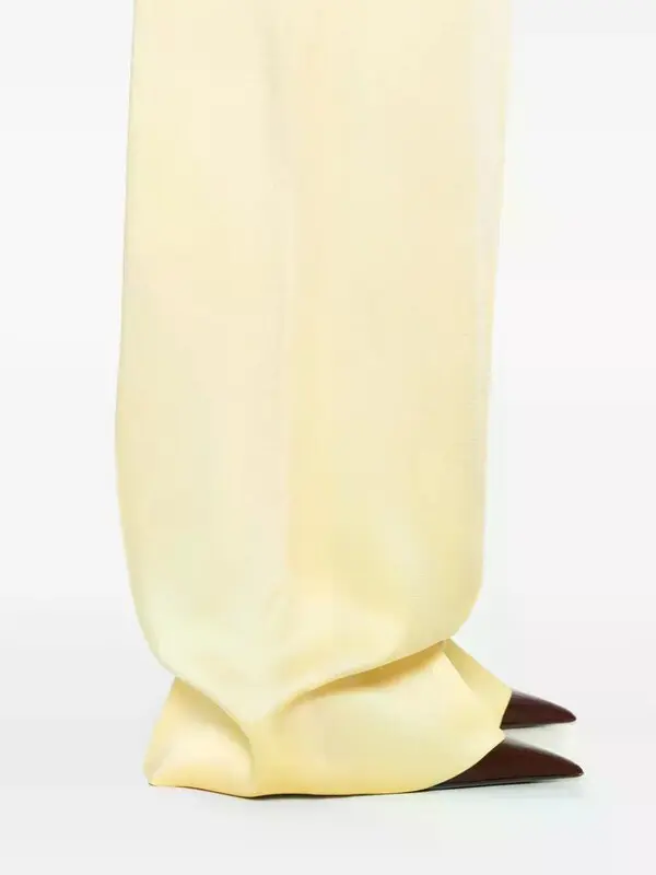 Stella McCartney Low-rise Straight-leg Trousers - Yellow