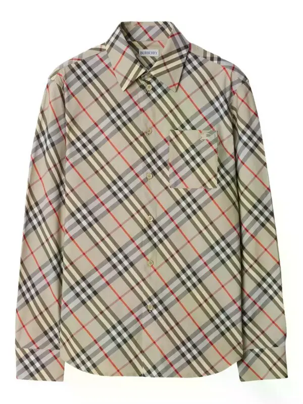 Burberry Check-print Shirt
