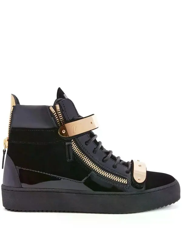GIUSEPPE ZANOTTI Coby High-top Sneakers - Black