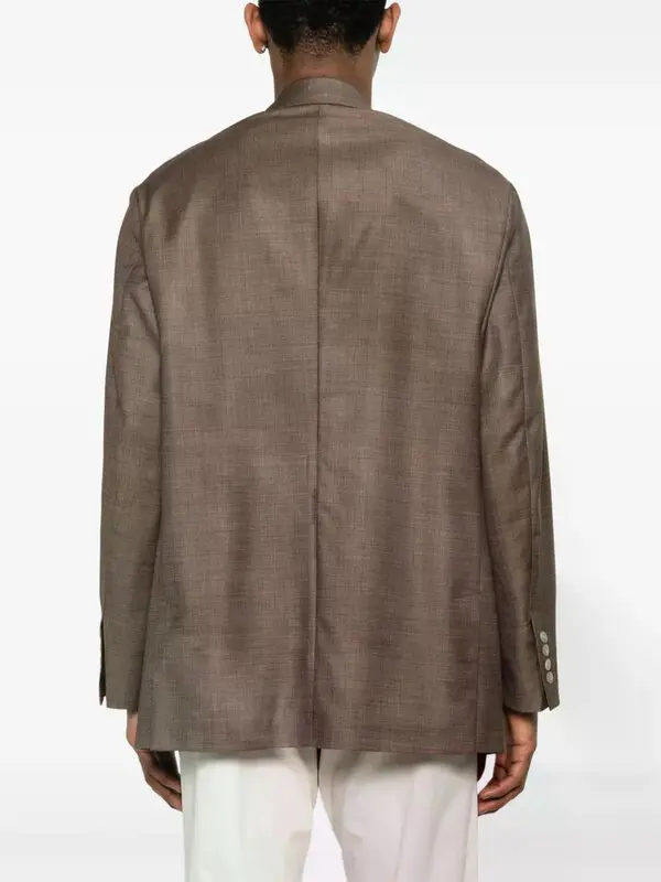 Emporio Armani Check-pattern Blazer